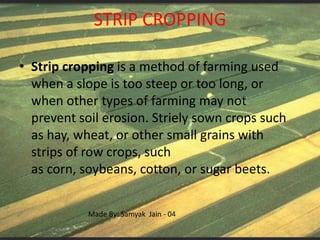 SOIL CONSERVATION | PPTX