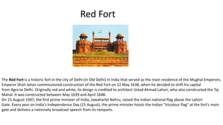 Top 10 architectural sites in India | PPTX
