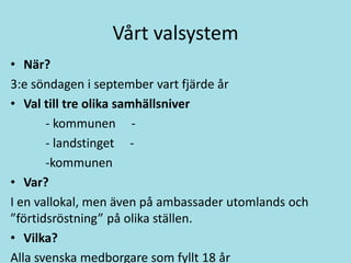 Så styrs sverige pp | PPTX