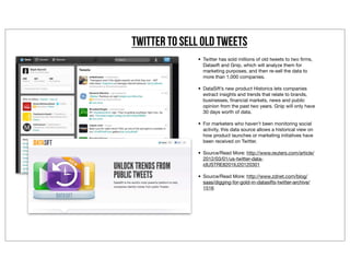 Sunnyside Up: Facebook's Public Analytics, Twitter to Sell Tweets ...