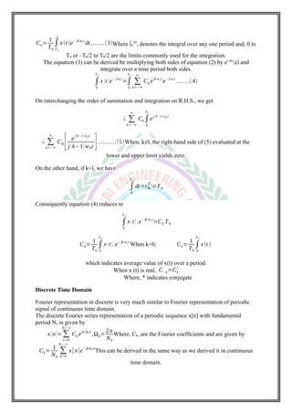 Continous time fourier series and Examples | DOCX