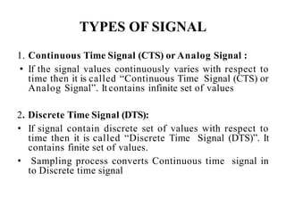 Signals and Systems-Fourier Series and Transform | PPTX