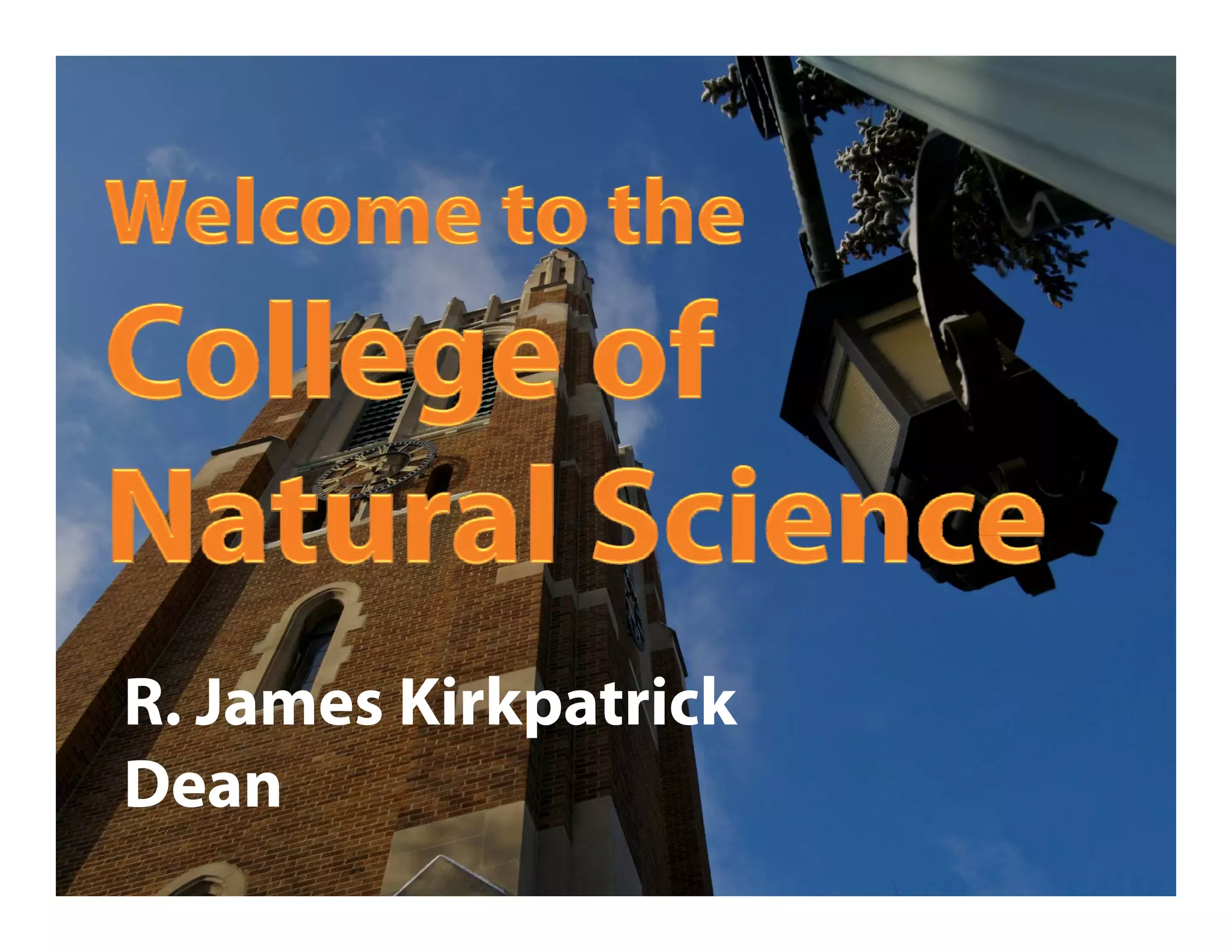Freshmen Welcome Presentation 2010 - MSU College of Natural Science | PDF