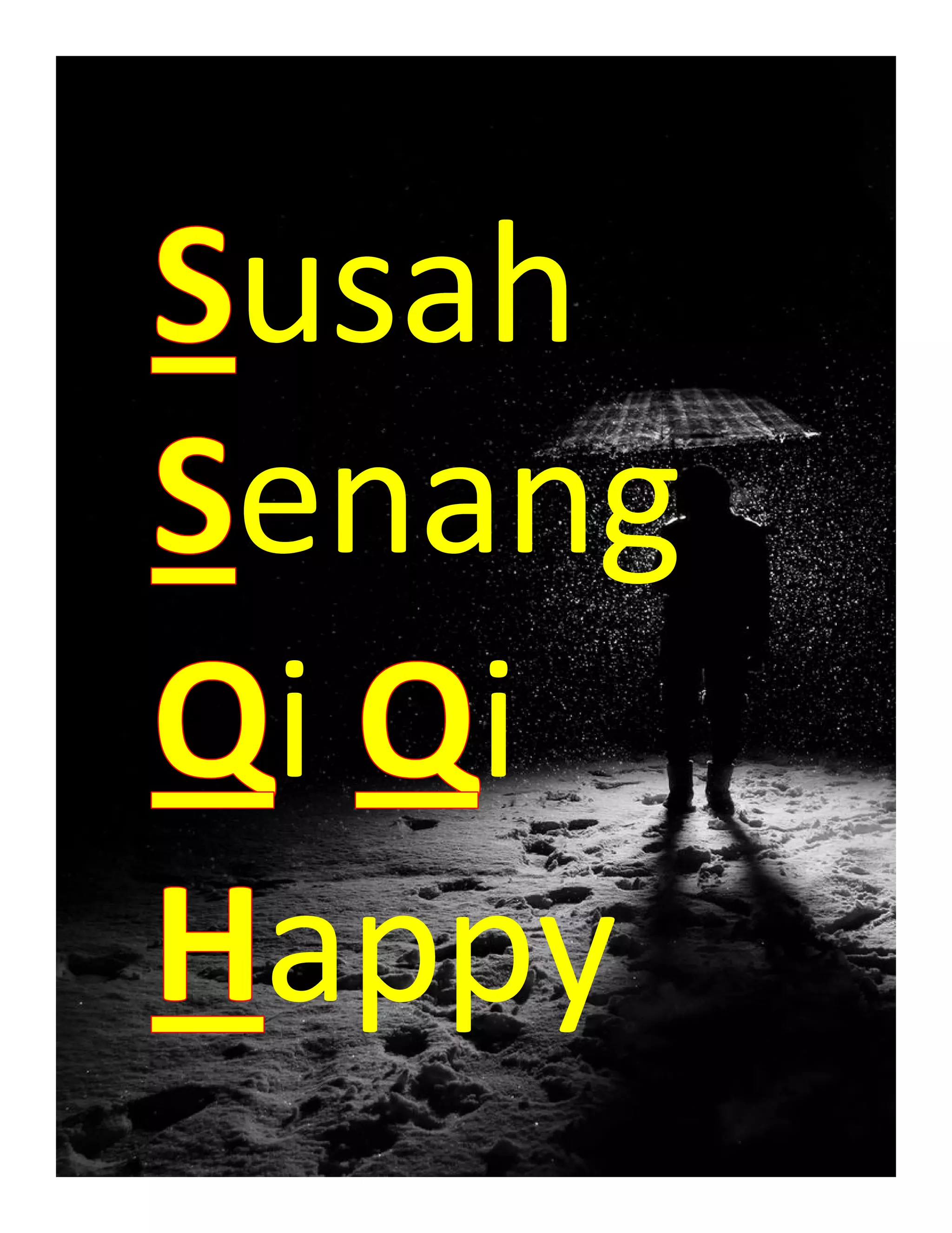 Susah senang qiqi happy poster | PDF