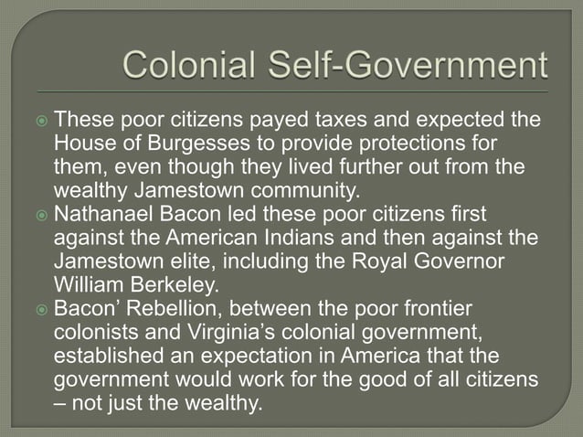 Ssush 2c colonial self government | PPT