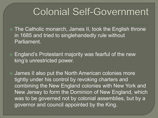 Ssush 2c colonial self government | PPT