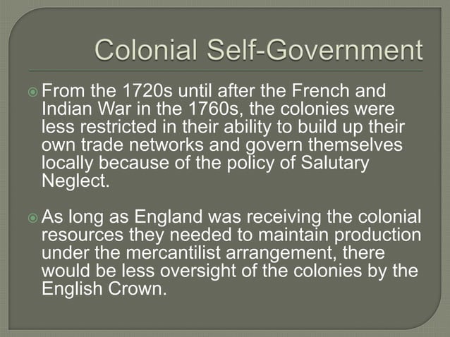 Ssush 2c colonial self government | PPT