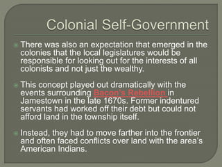 Ssush 2c colonial self government | PPT
