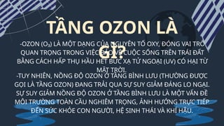 SỰ SUY GIẢM NỒNG ĐỘ TẦNG OZON Ở TẦNG BÌNH LƯU ppt.pptx