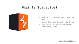 What is Burpsuite? | PDF