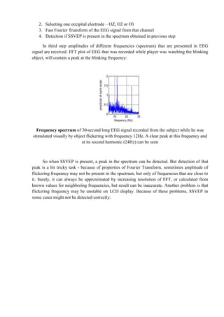 Brain-computer interface based on SSVEP | PDF