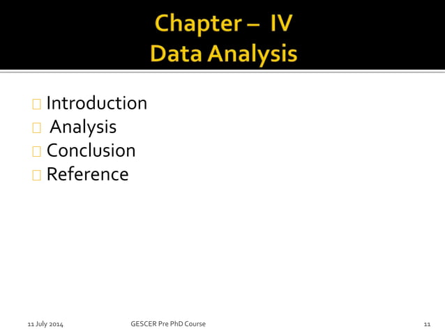Pre-PhD Course – 1 Research Methodology in Education | PPT