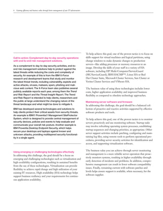 Gaining efficiency and business value through effective management of ...