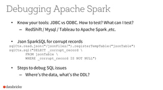 Operational Tips For Deploying Apache Spark | PDF | Databases | Computer Software and Applications