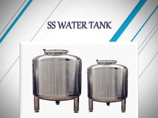SS Water Tank Manufacturers in Coimbatore,Tamilnadu,India,Noida,Gujarat ...
