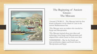 Greek civilization, social setup and political setup | PPTX | Science