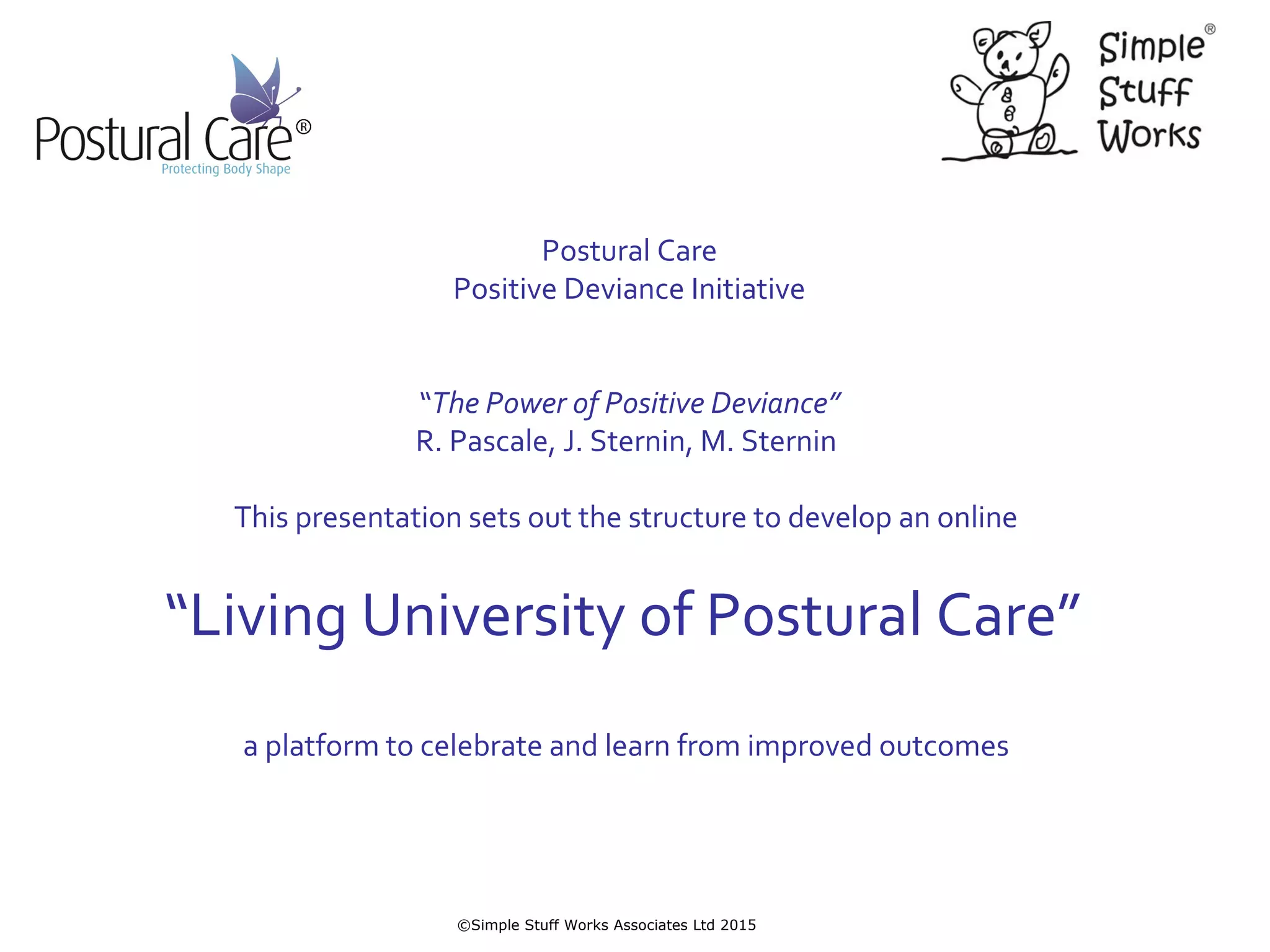 Simple Stuff Works Postural Care | PPT