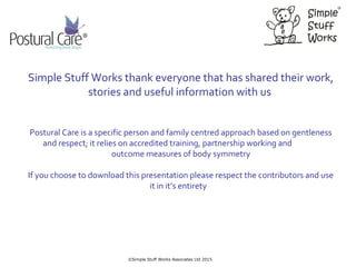 Simple Stuff Works Postural Care | PPT