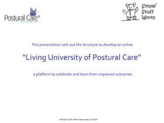 Simple Stuff Works Postural Care | PPT