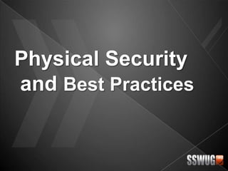 SQL Server Security and Intrusion Prevention | PPTX | Databases | Computer Software and Applications