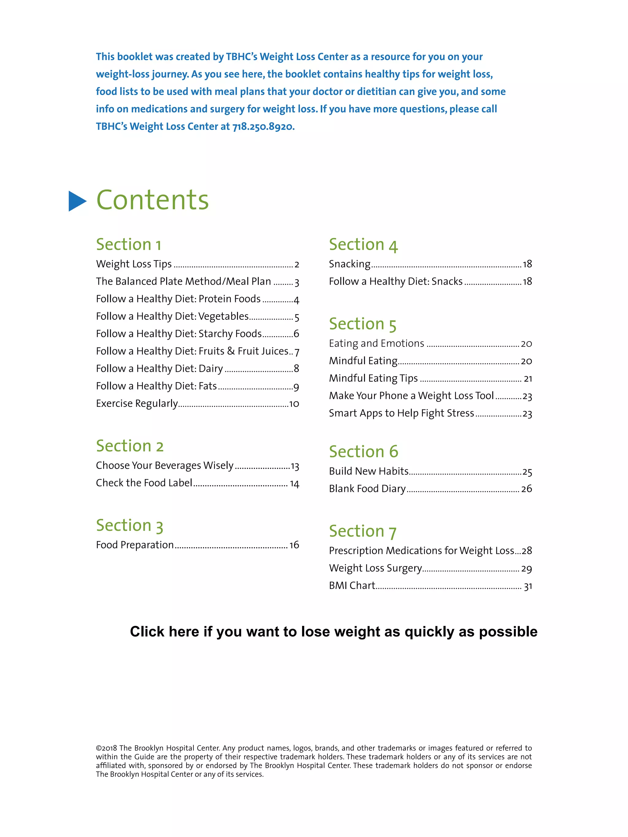 WEIGHT LOSS CENTER | PDF