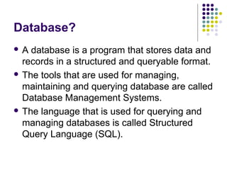 Access data connection | PPT