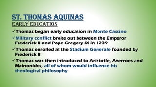 St. Thomas Aquinas - POL121 | PPTX