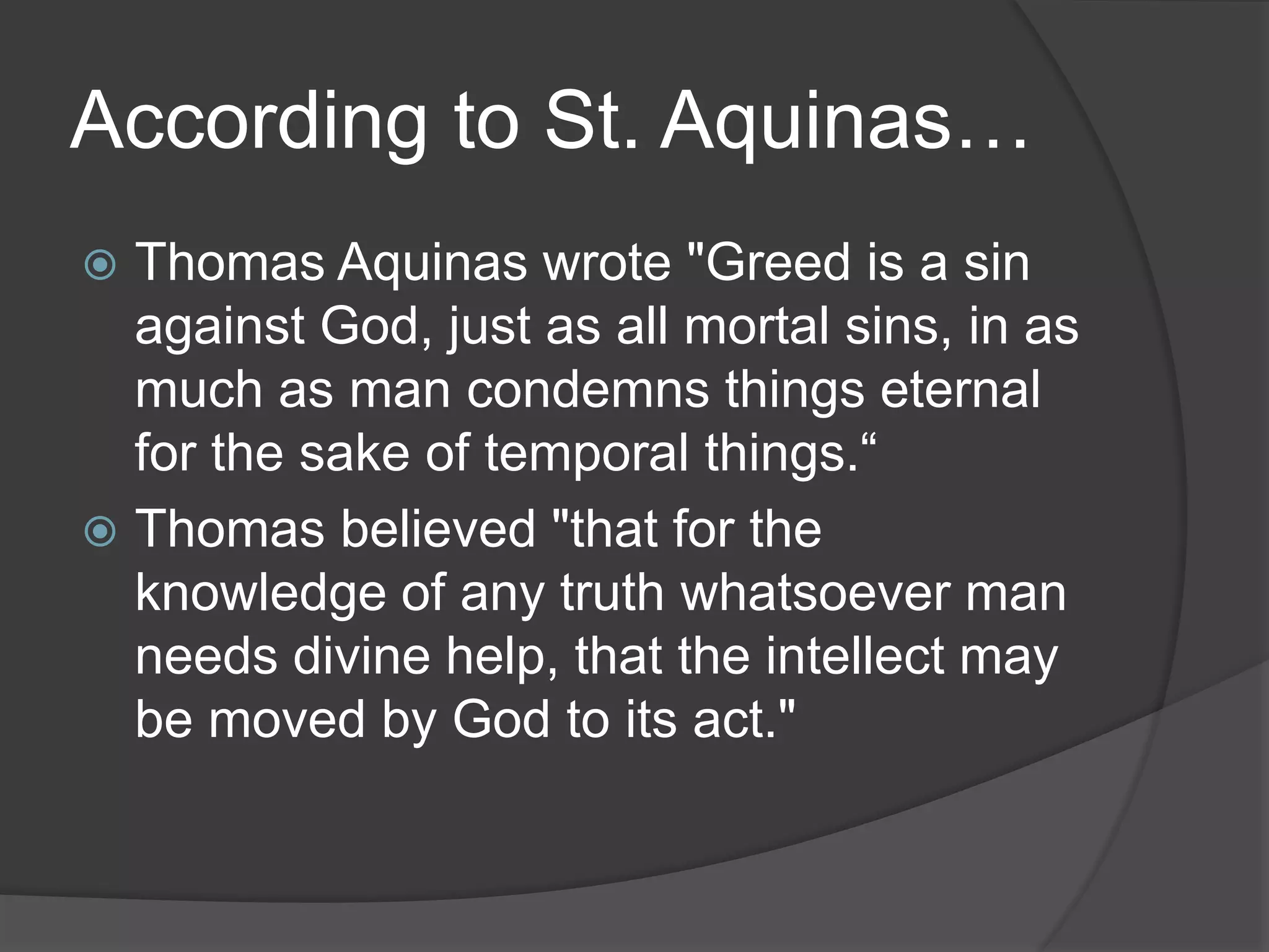 St. Thomas Aquinas Philosophy | PPTX