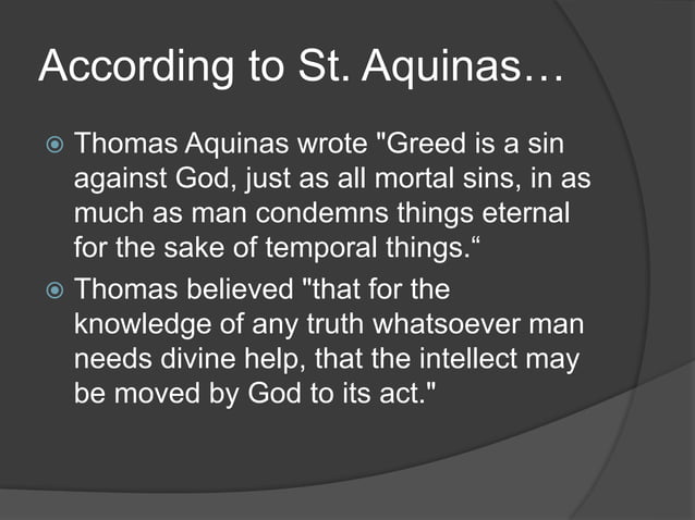 St. Thomas Aquinas Philosophy | PPT
