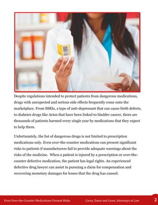St. Louis Pharmaceutical Liability: Even Over-The Counter Medications ...