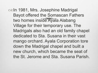 St. Jerome Emiliani Parish | PPTX