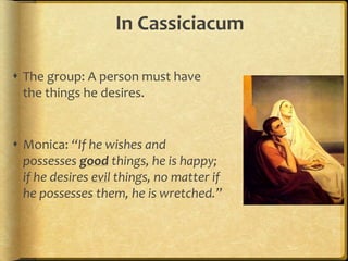 Women's Society - "Soup Night" Presentation on St. Monica | PPT