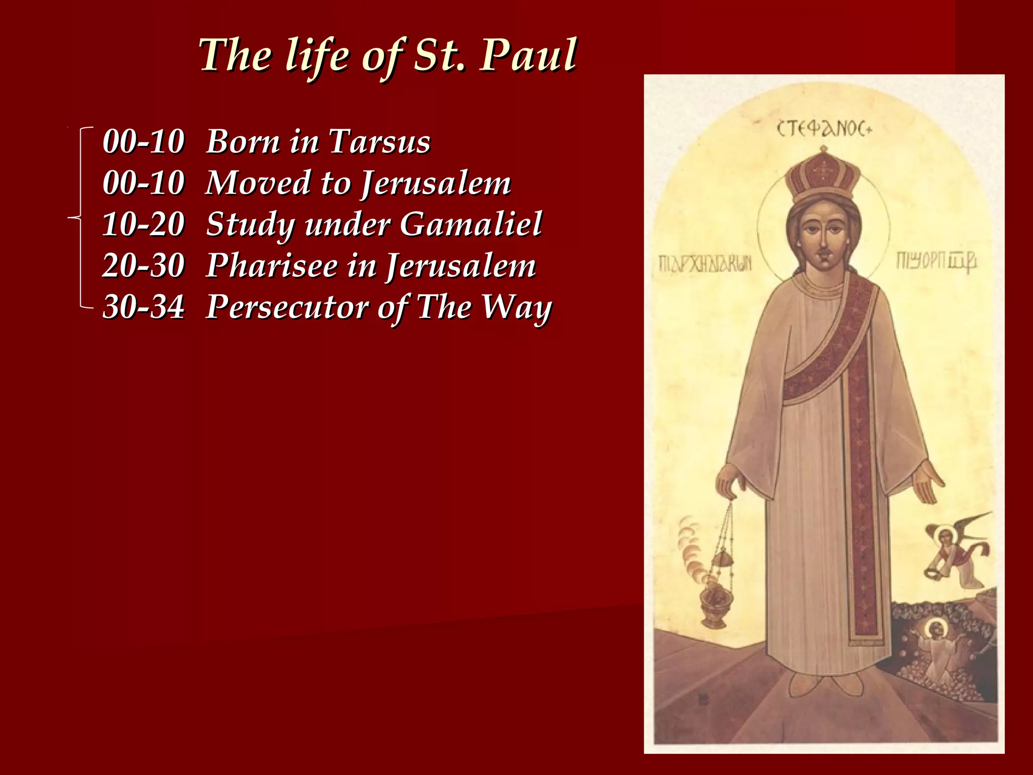 St. Paul the Apostle | PPT