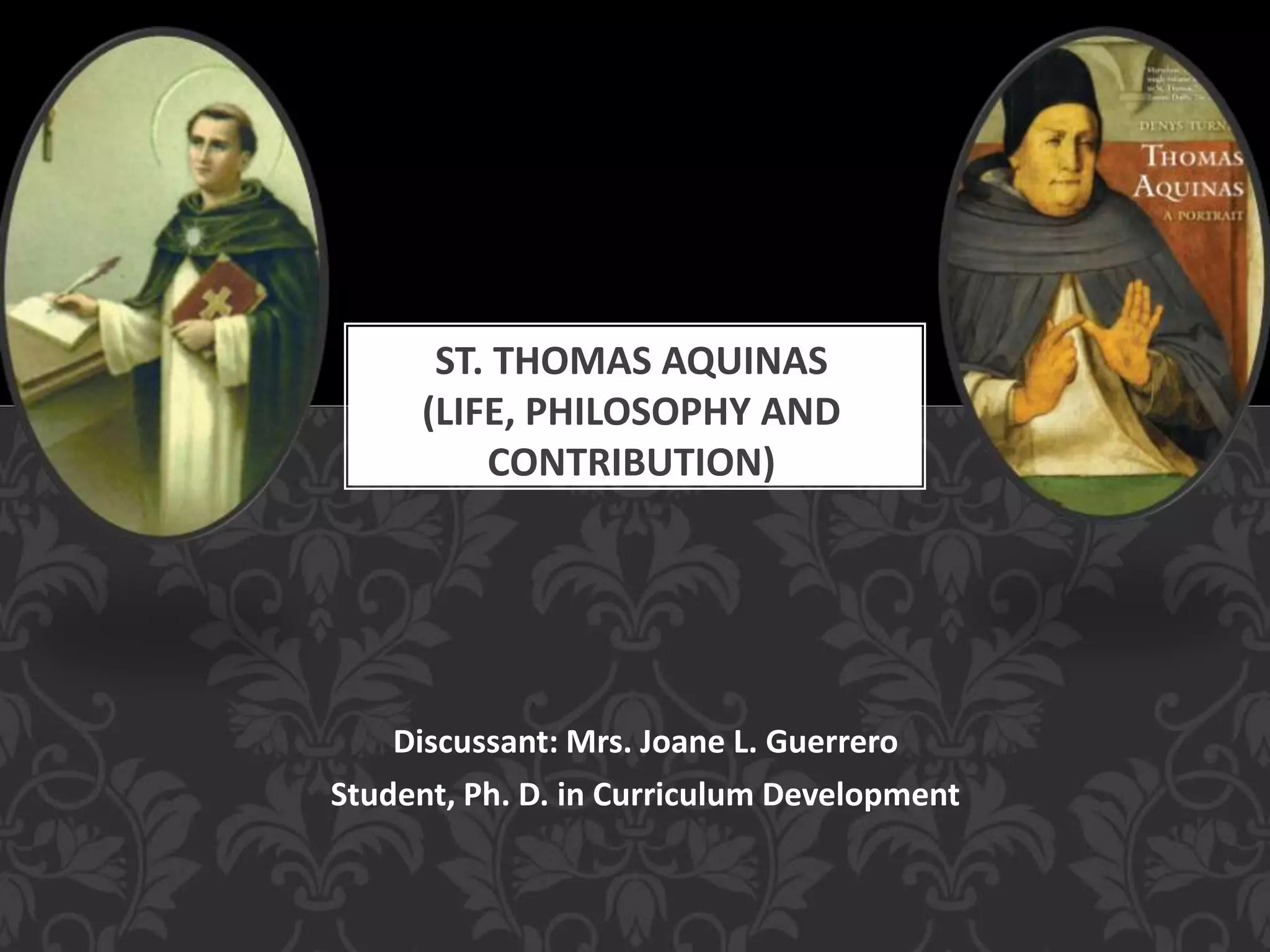 St. thomas aquinas | PPT
