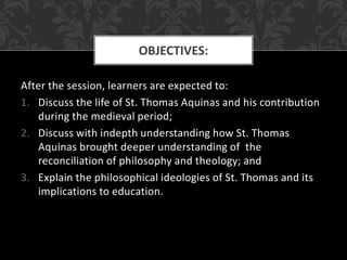 St. thomas aquinas | PPTX