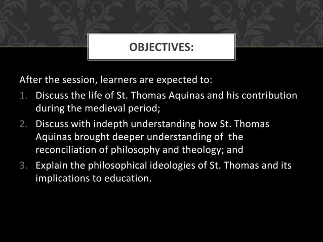 St. thomas aquinas | PPTX | Christianity | Religion & Spirituality