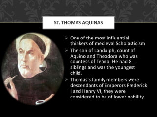 St. thomas aquinas | PPTX