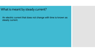 Steady current | PPT