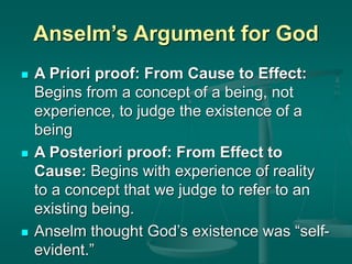 St. Ann Philosophy, Matter and Form, Proofs of God's Existence, Nov. 16 ...