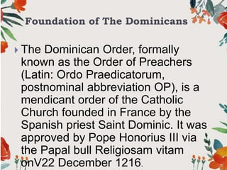 Life of St. Dominic De Guzman | PPTX