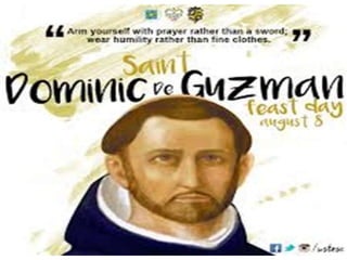 Life of St. Dominic De Guzman | PPTX