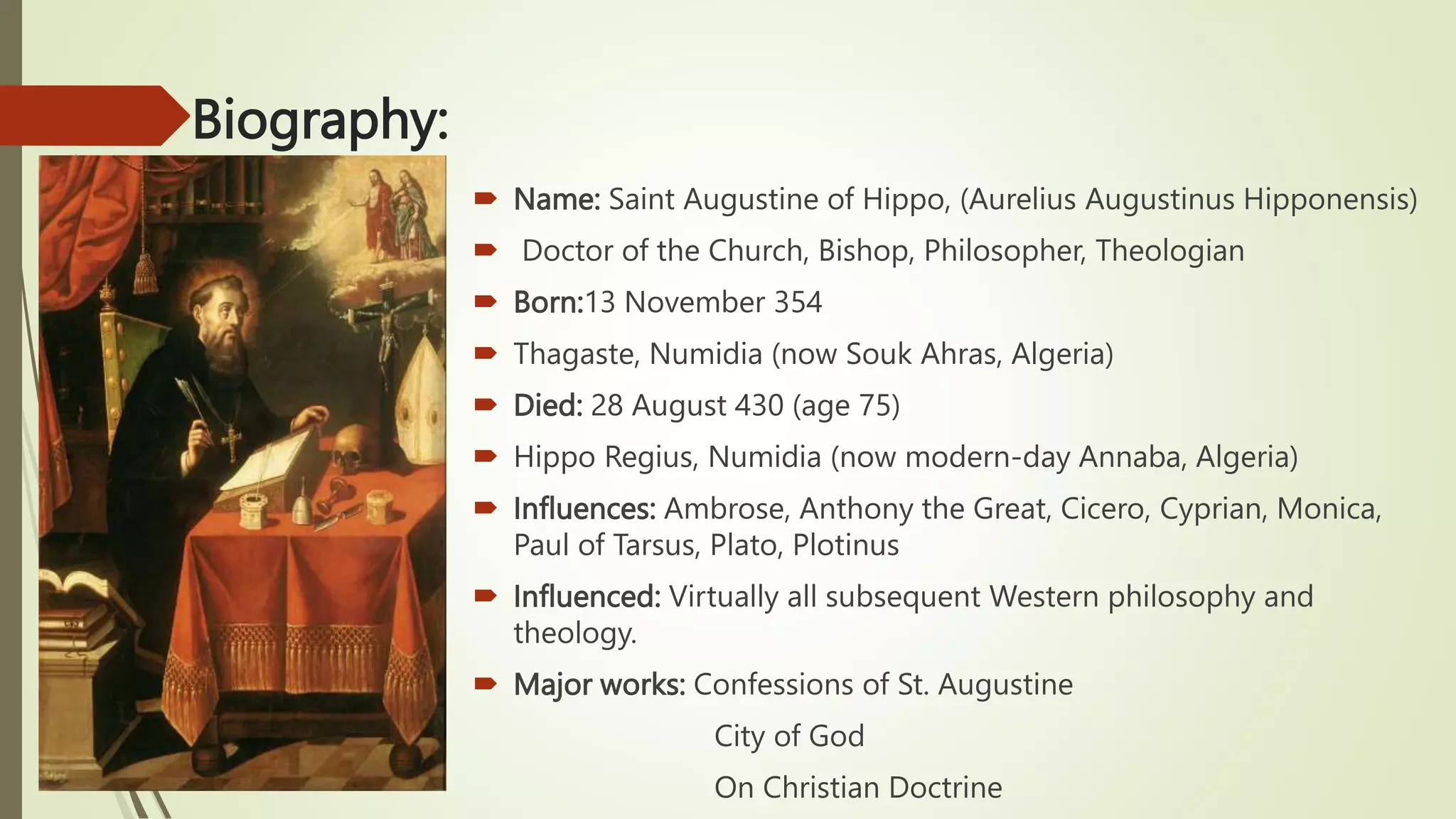St. Augustine and St. Thomas Aquinas' Views about Self.pptx