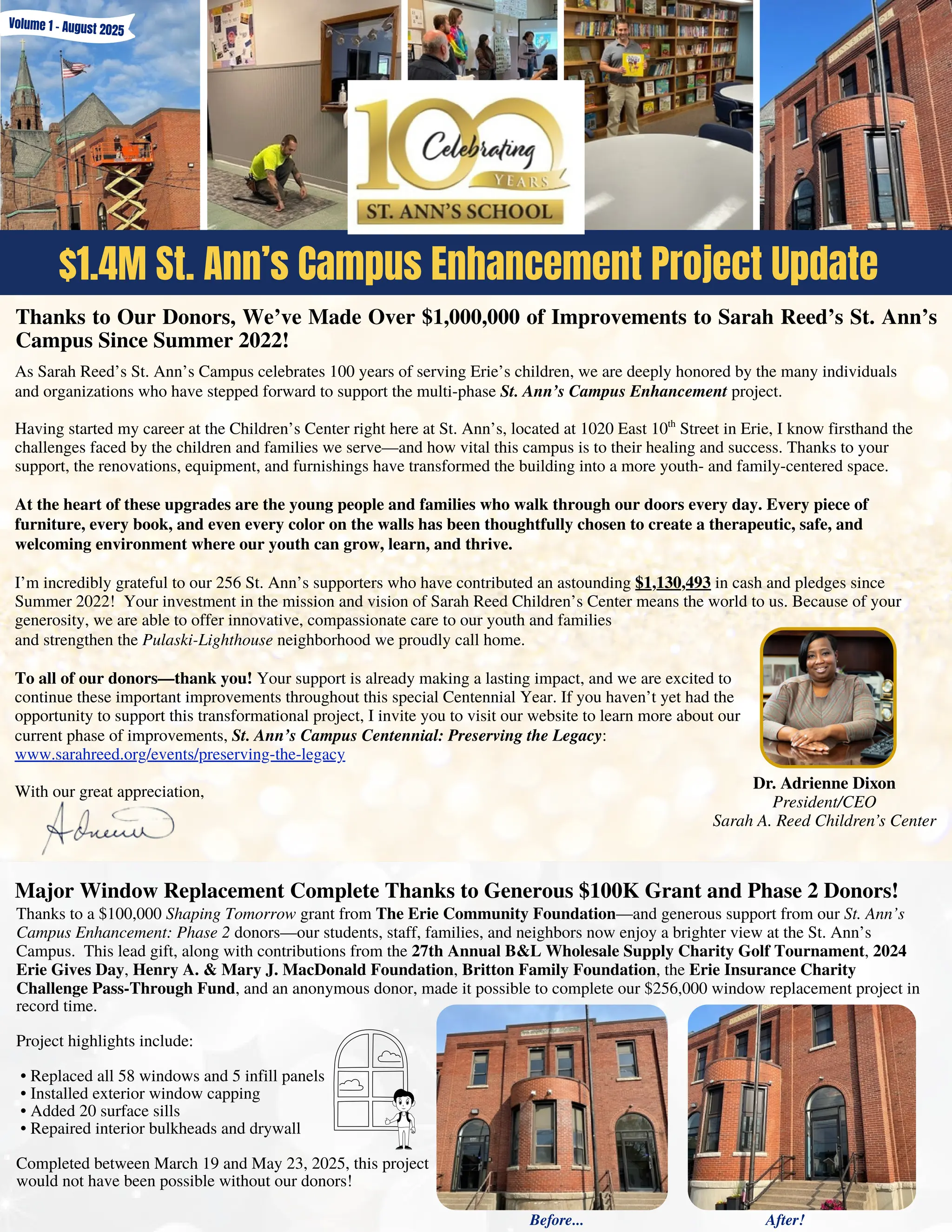 St. Ann's Campus Update + Centennial Project Detail 8.5.2025.pdf