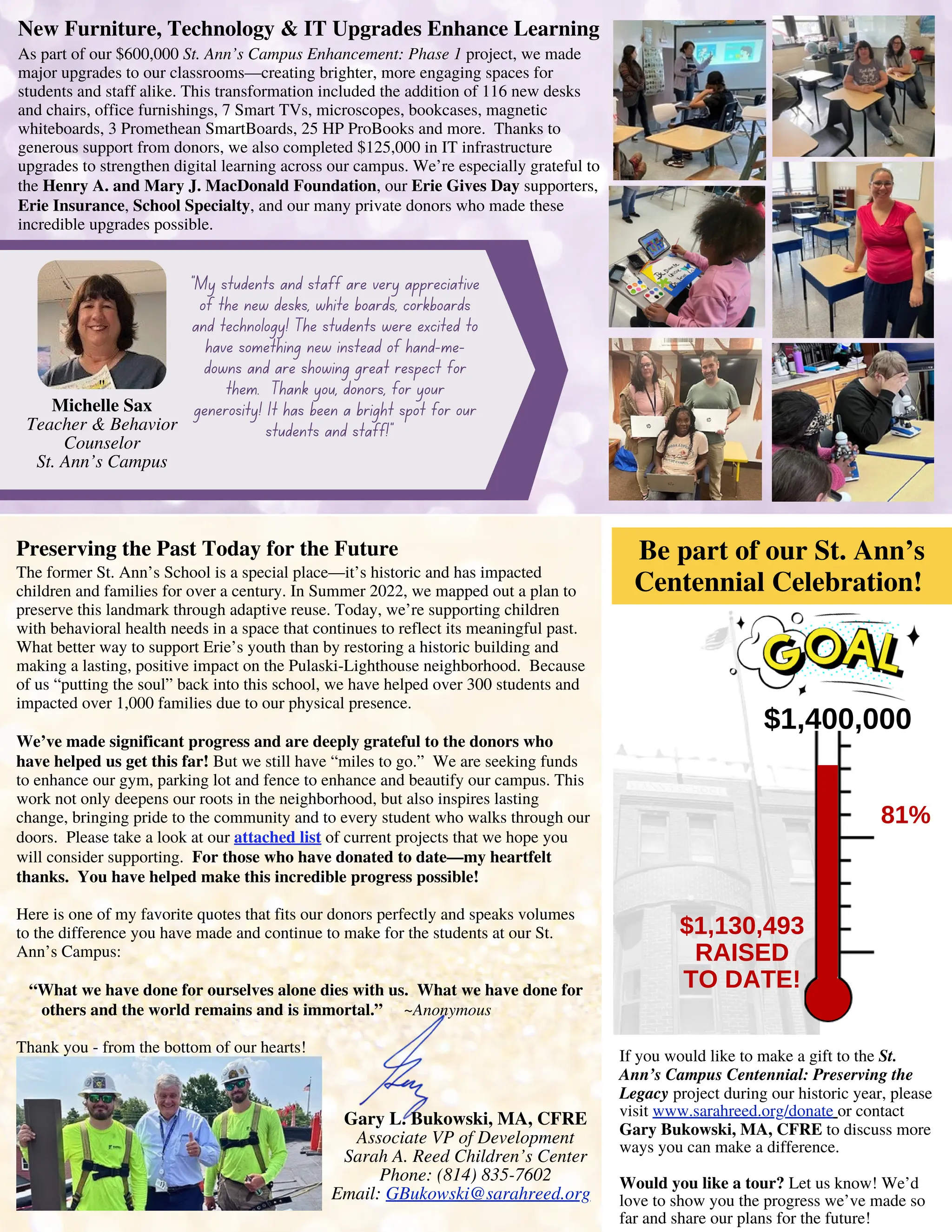 St. Ann's Campus Update + Centennial Project Detail 8.5.2025.pdf