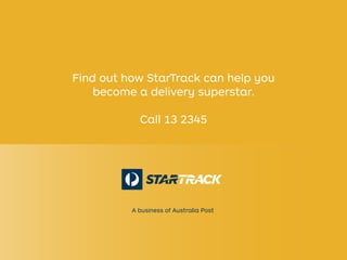 Delivery superstars: how leading Australian retailers deliver | PPT