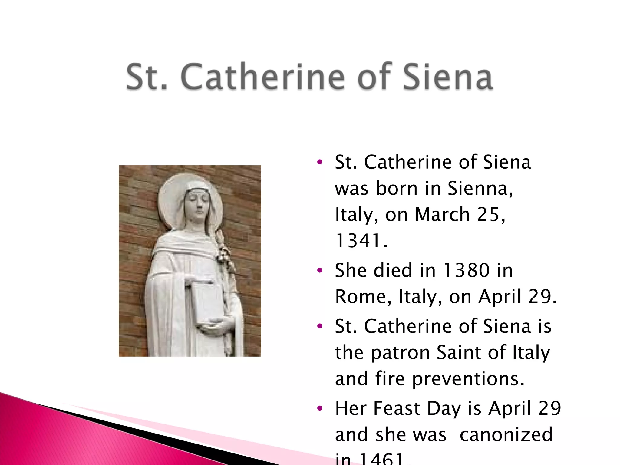 St. Catherine of Siena | PPT