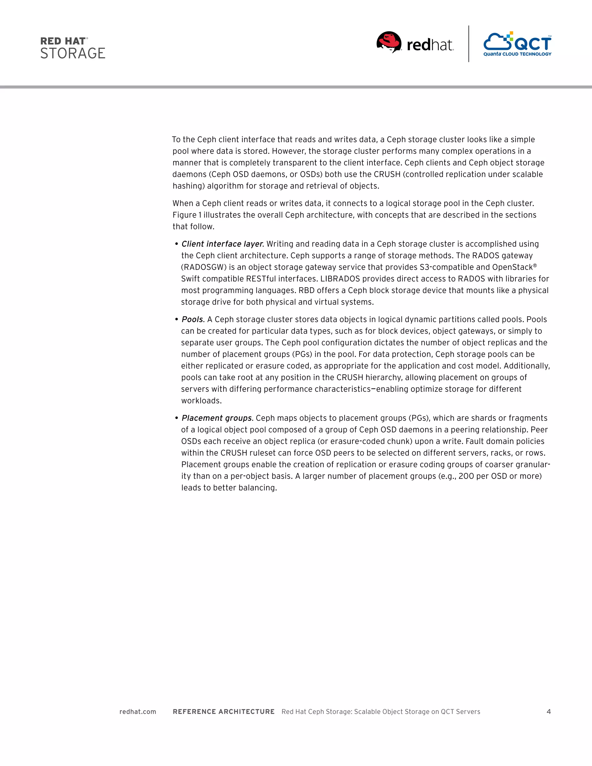 Ceph Object Storage Reference Architecture Performance and Sizing Guide ...