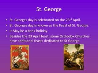 St. georges day | PPT