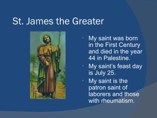 St. James the Greater | PPT