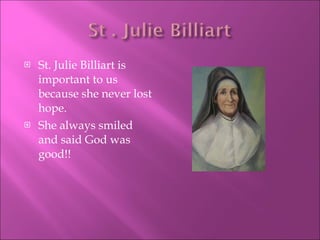 St. Julie | PPT
